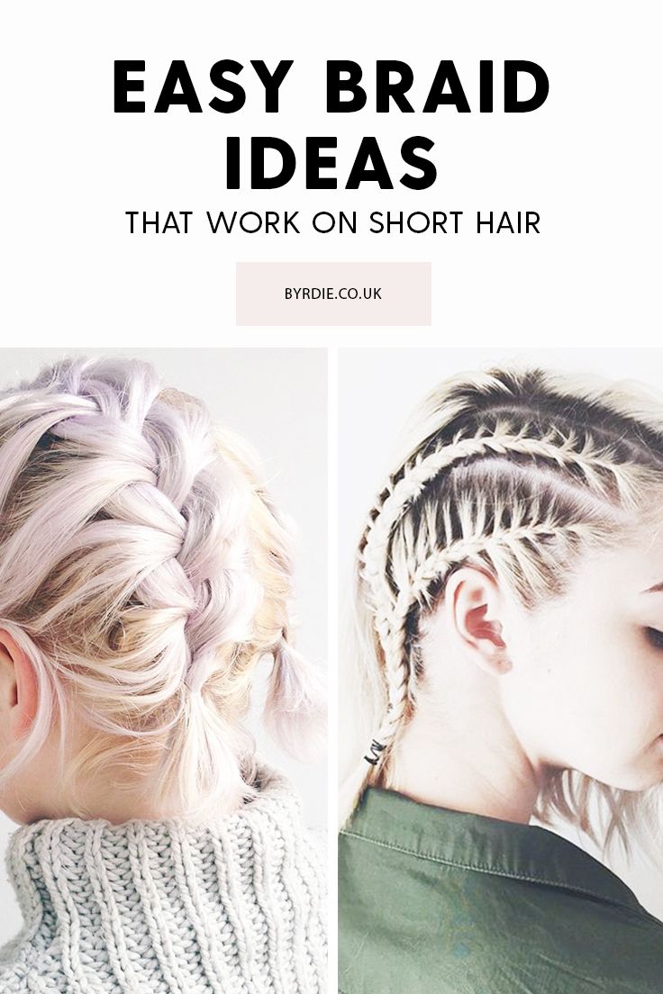15 Braids That Look Amazing On Short Hair Braids For Short Hair Easy Braids Short Hair Styles