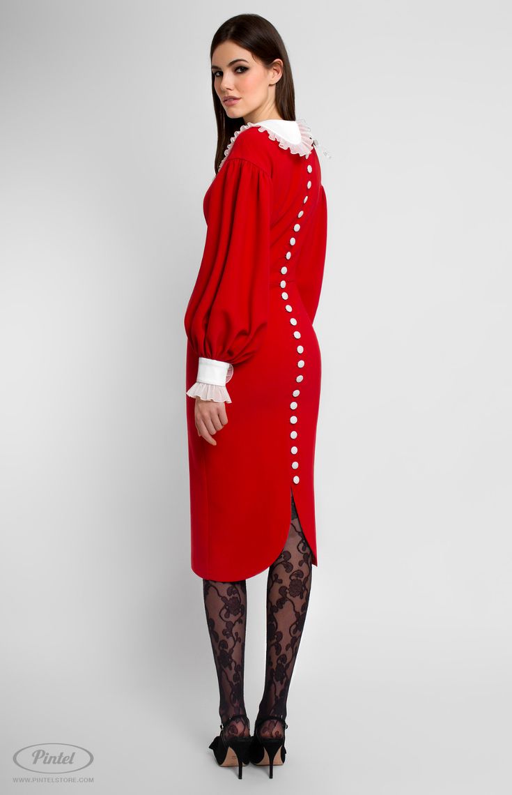 Pintel Store — Fenian — Designer Women Red Dress In 2024 Fashion Dresses Photoshoot Dress