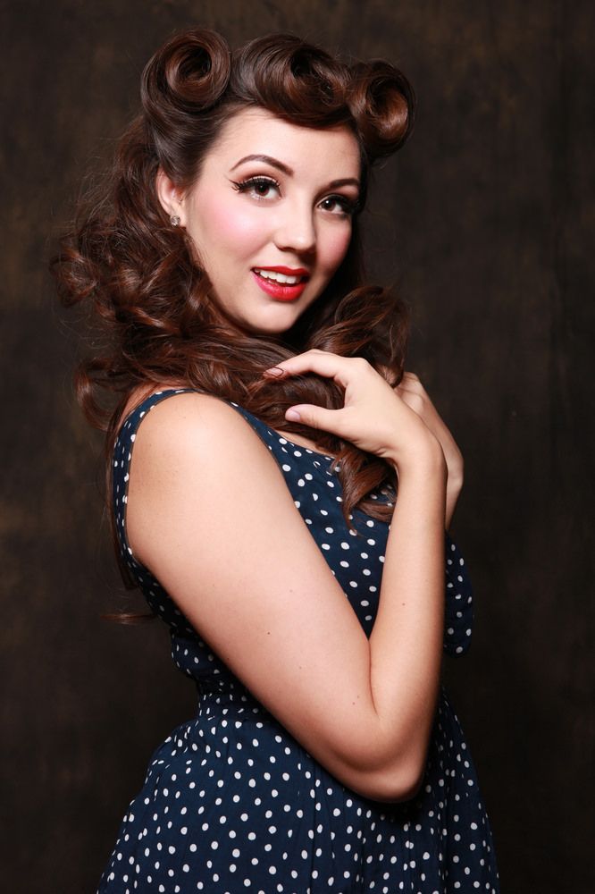 42 Pin Up Hairstyles That Scream Pin Up Hair Hair Styles Retro
