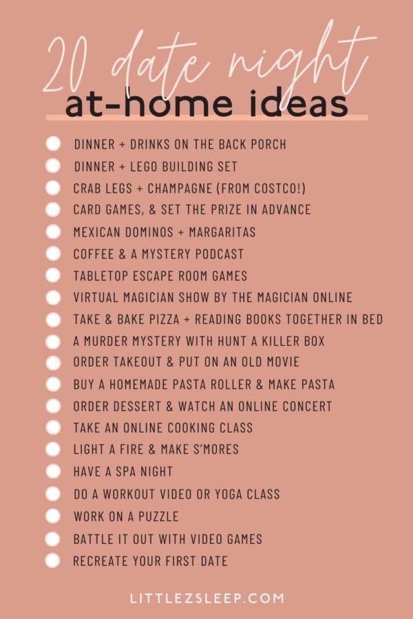 20 At Home Date Night Ideas Creative Date Night Ideas Romantic Date