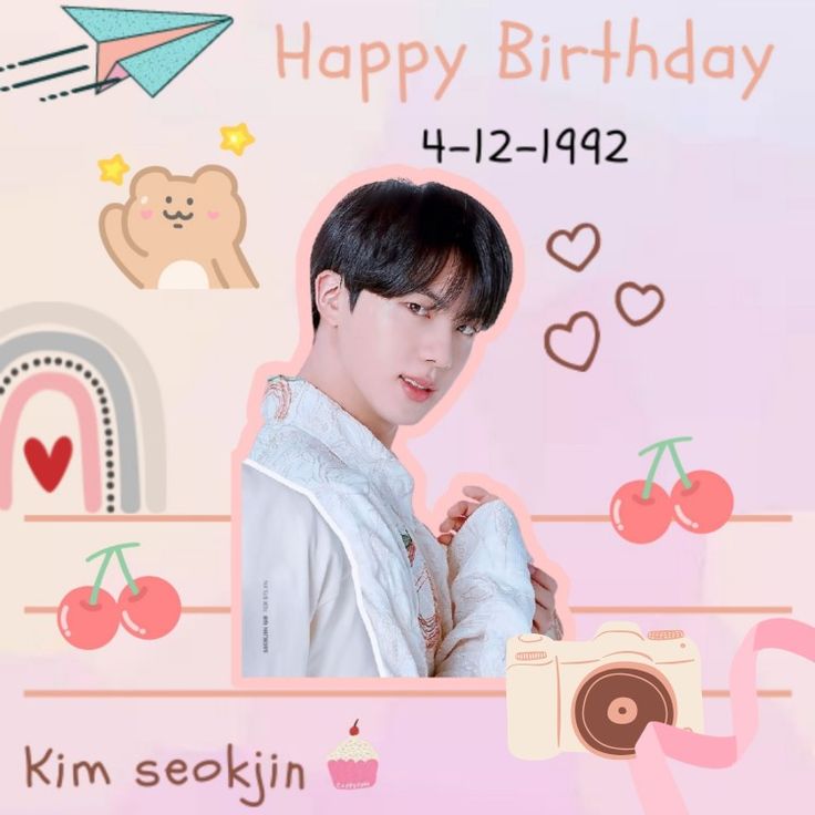 Kim Seokjin Bts Wallpaper Happy Birthday Movie Posters Movies Happy Brithday Films Urari