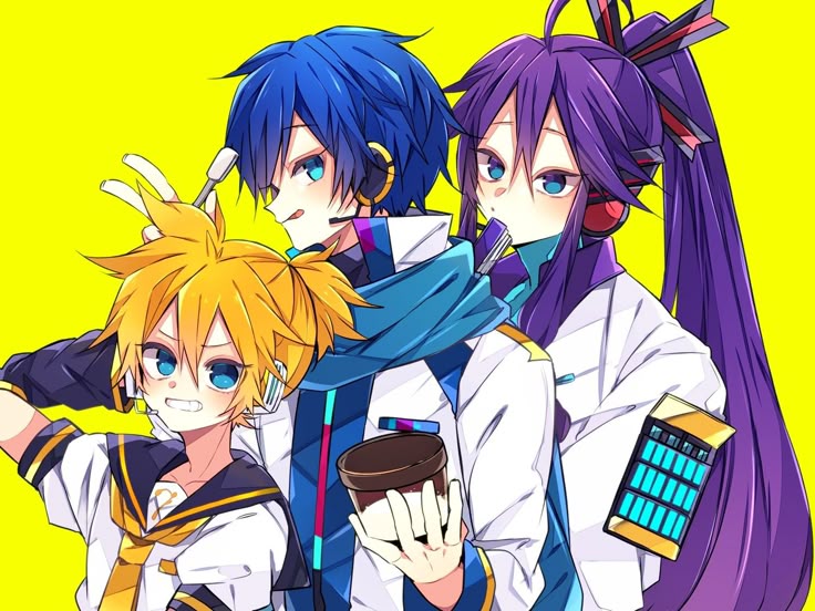 Kaito X Len X Gakupo πππ Vocaloid Vocaloid Characters Kaito