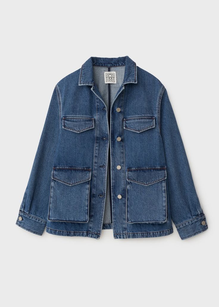 TOTEME - Official online store | Denim jacket, Jackets, Denim TOTEME - Official online store | Denim jacket, Jackets, Denim