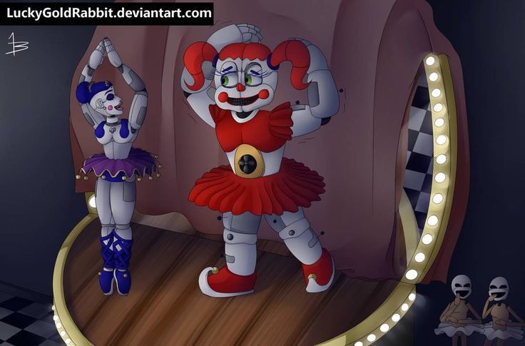 Ballerina In Training By Luckygoldrabbit On Deviantart Fnaf Drawings Ballora Fnaf Fnaf Art