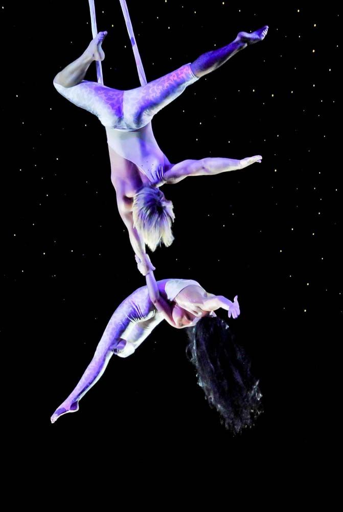 Aerial Silks Duo Aerial Acrobatics Aerial Dance Aerial Silks