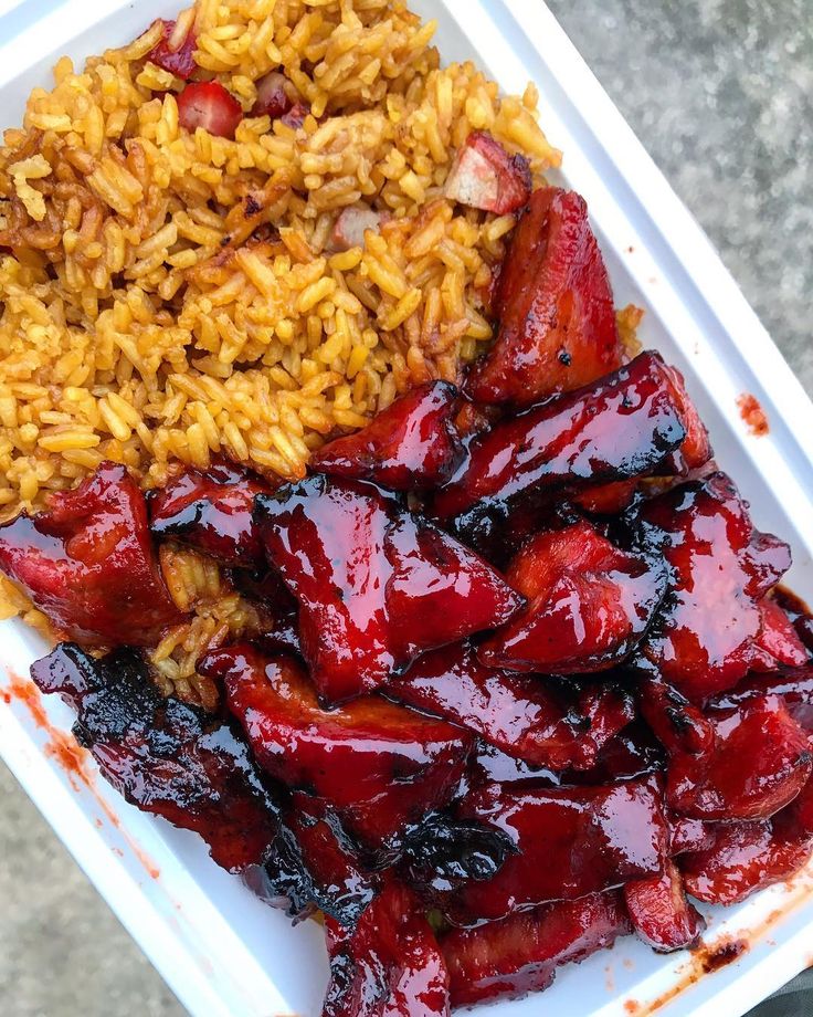Em 🇩🇴 Thehungrydominican On Instagram Pork Fried Rice And Boneless Spare Ribs A Twosome Worthy