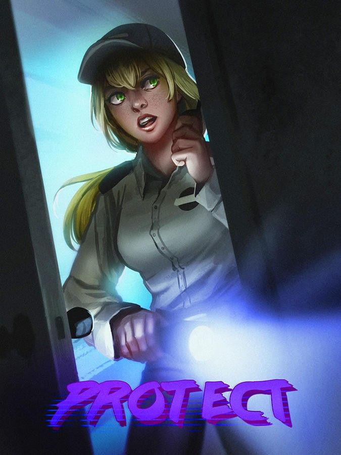 Vanessa Protect Five Nights At Freddys Security Breach Fanart Security Guard Fnaf Foto