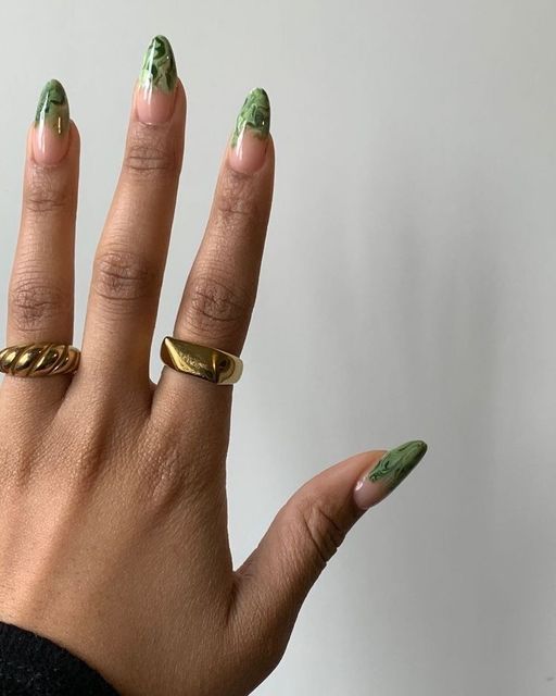 Trendy Almond Shaped Nails Trendy Almond Shaped Nails