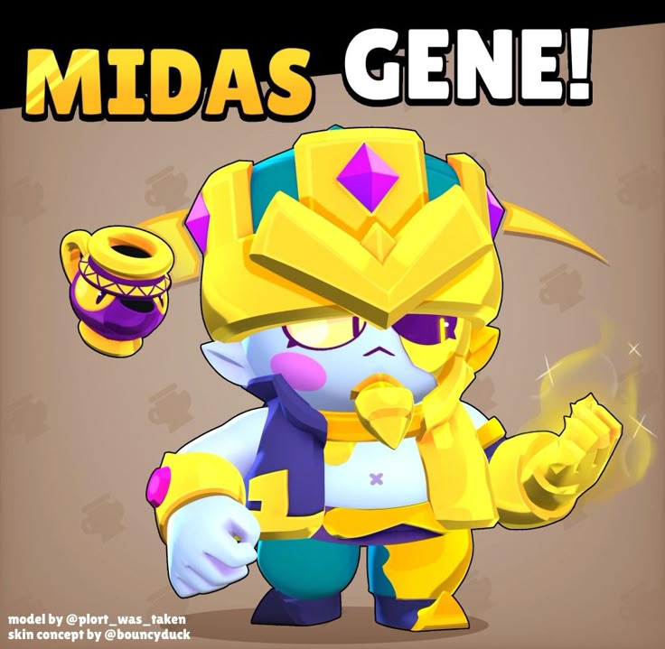 Gene Brawl Stars Concept Kostüm