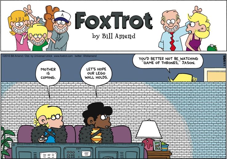 Foxtrot By Bill Amend For April 24 2016 Comics Comic Strips Political Cartoons