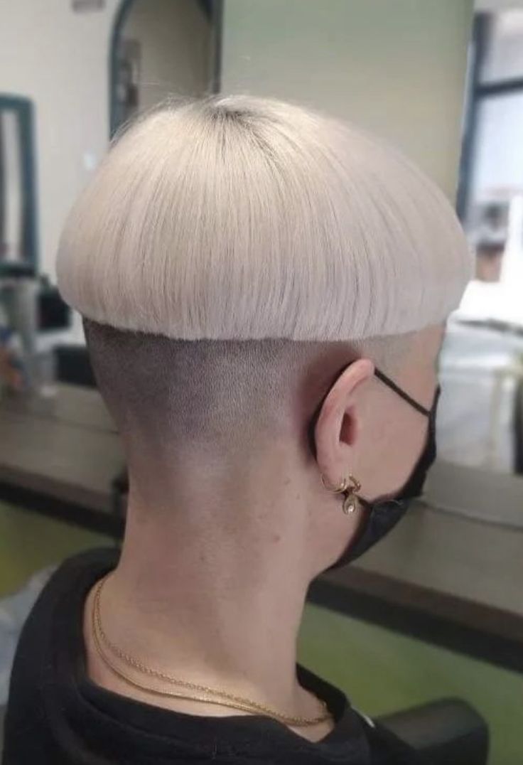 Shaved Bob Bowl Haircuts Shaved Head Women Chili Bowl Bald Women