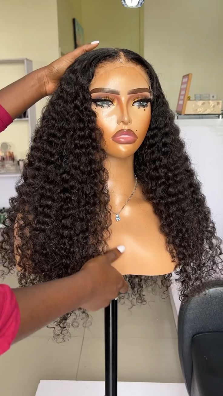 Glueless Deep Curly Full Lace Wigs Dream Hd Swiss Lace Human Hair Wigs