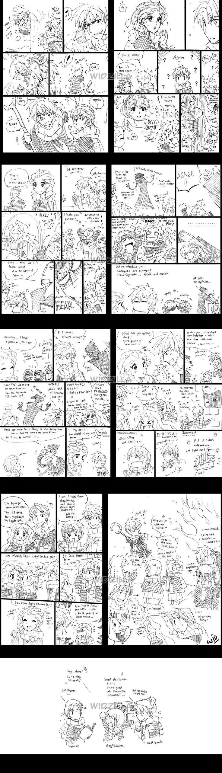 The Big All Hogwarts Harry Potter Crossover On Deviantart