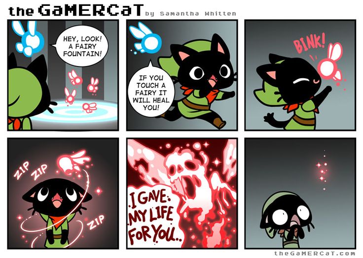 Oh My Gamer Cat Legend Of Zelda Funny Pictures