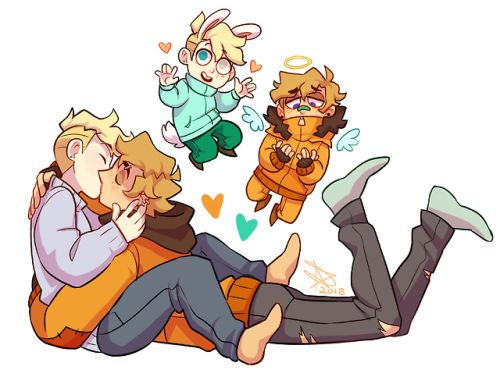 Pin On Bunny Kenny X Butters South Park