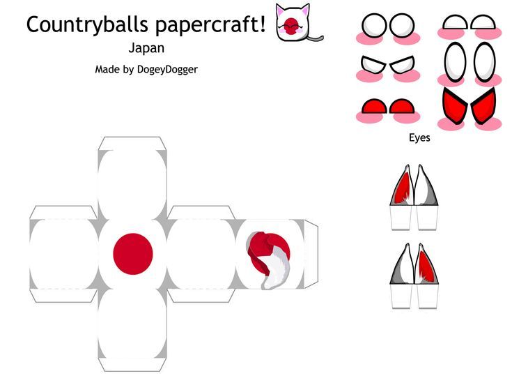 Japan Countryballs Papercraft | Origami paso a paso, Manualidades ... Japan Countryballs Papercraft | Origami paso a paso, Manualidades ...