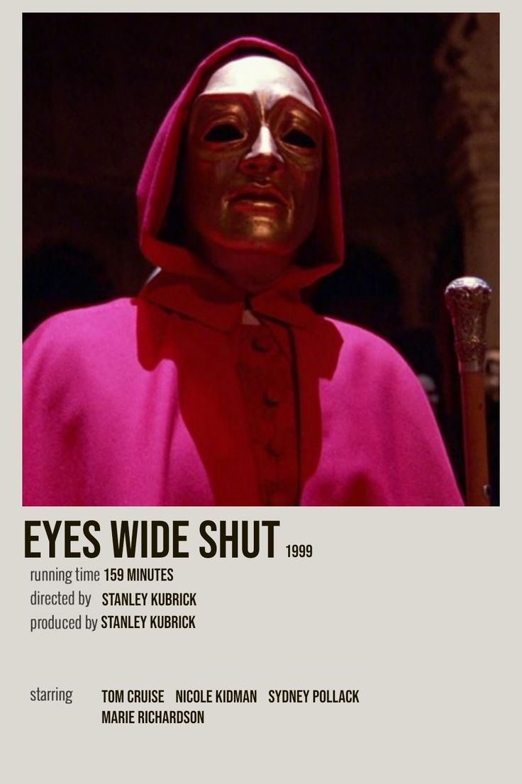 Eyes Wide Shut Poster 1999 In 2022 Eyes Wide Shut Cate Blanchett