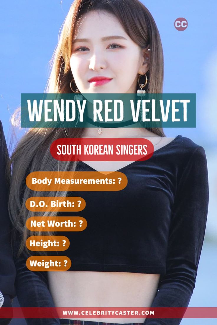 Wendy Red Velvet Height Weight Age South Korean Celebrities