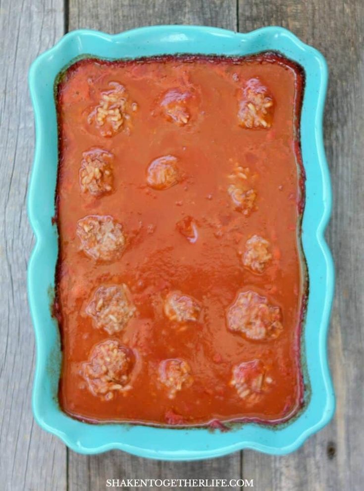 Classic Porcupine Meatballs Beef And Rice Meatballs Are Baked In A