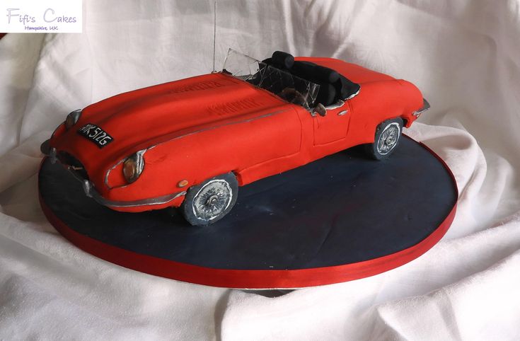 This Is A Boozy Fruit Cake Based On The Series Ii E Type Jaguar For My Husbands Birthday