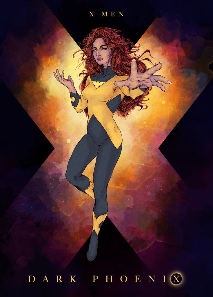 X Men Dark Phoenix Sophie Turner Fanart By Ro Danvers Dark Phoenix Fan Art Zelda Characters