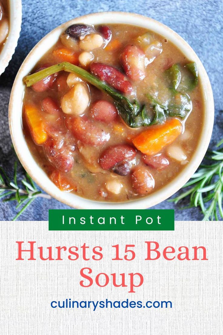 Hursts 15 Bean Soup Instant Pot Recipe
