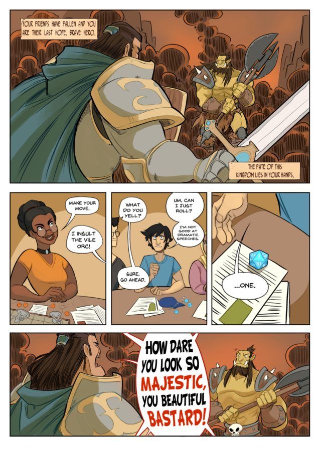I Have A 5 On My Seduction Rolls Imgur Dnd Funny Dragon Comic Dungeons And Dragons Memes