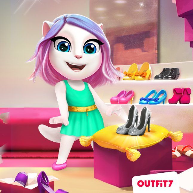 My Talking Angela Makeover Make Up Dress Up Indie Uygulamalar Poster