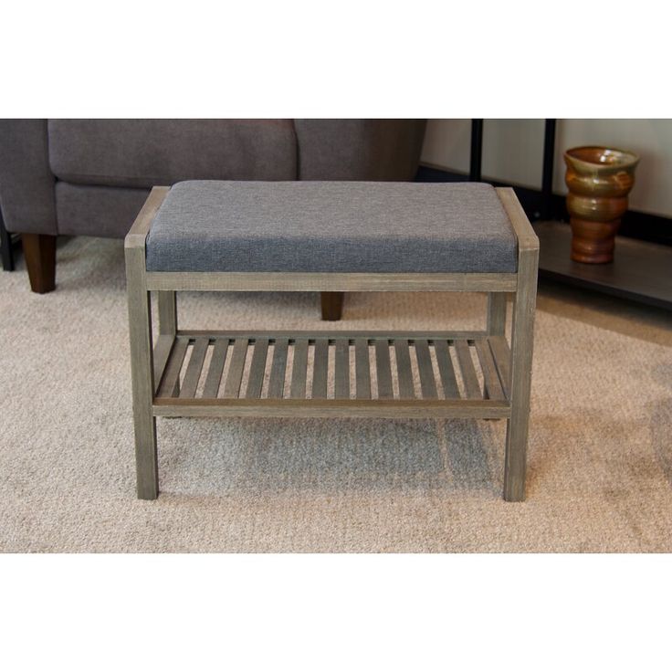 Knarr Cotton Blend Upholstered Storage Bench Bench With Shoe Storage