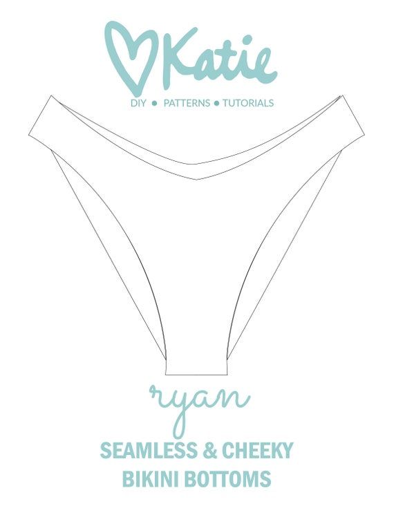 Diy Cheeky Center Seam Reversible Bikini Bottoms Ryan Bottoms Pdf