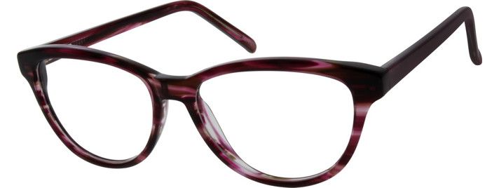 Purple Acetate Full Rim Frame With Spring Hinges 1038 Zenni Optical