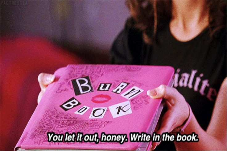 The Sec Burn Book Mean Girl Quotes Mean Girls Mean Girls Burn Book