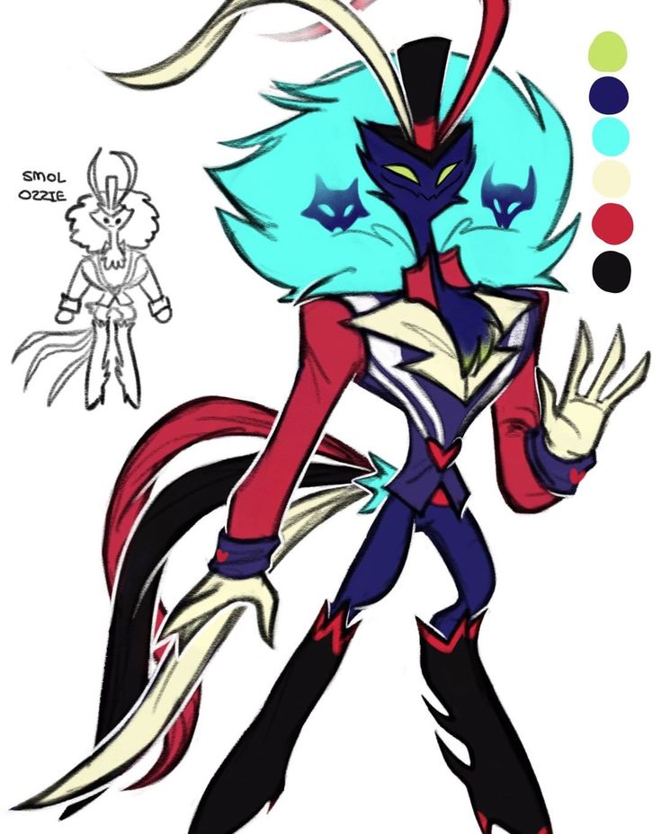 Fanart Of Ozzie From Helluva Boss