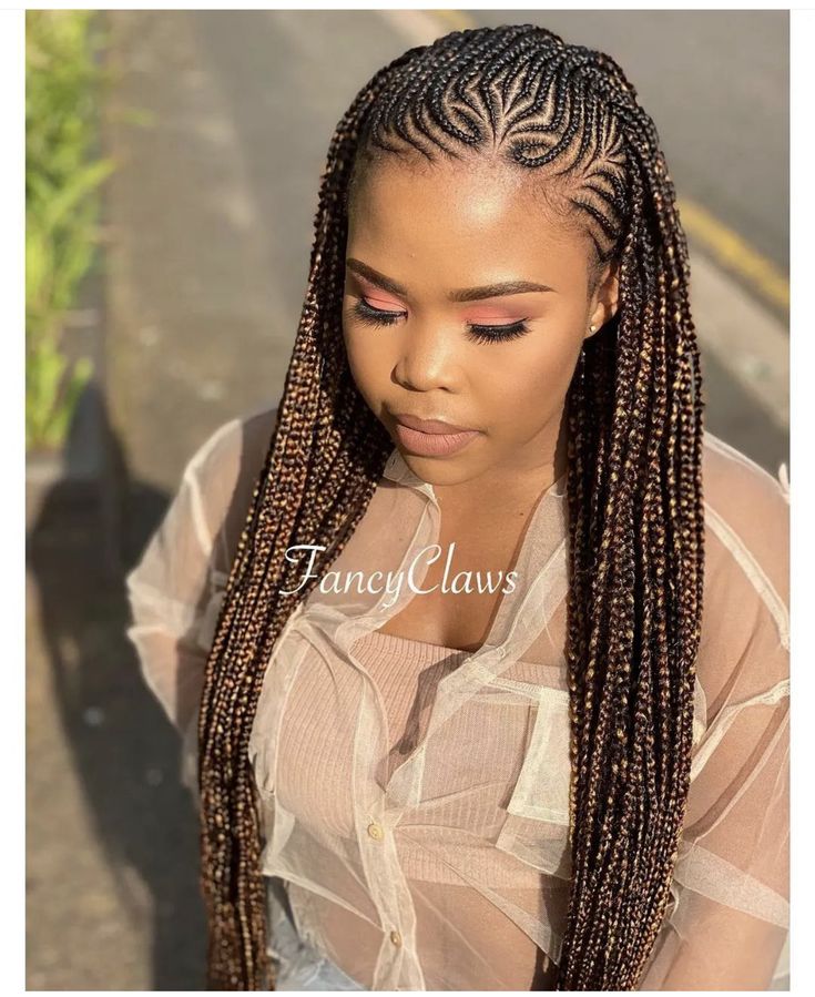 Pin By Tamera Davis On Hair African Hair Braiding Styles African Braids Styles New Braided