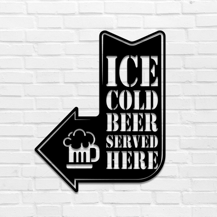 Ice Cold Beer Metal Sign Pub Sign Home Bar Sign Cheers And Beers Wedding Bar Sign Tin Signs