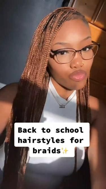 Back To School Box Braid Hairstyles Hairstyles Inspirations Hairstyles For School Back To