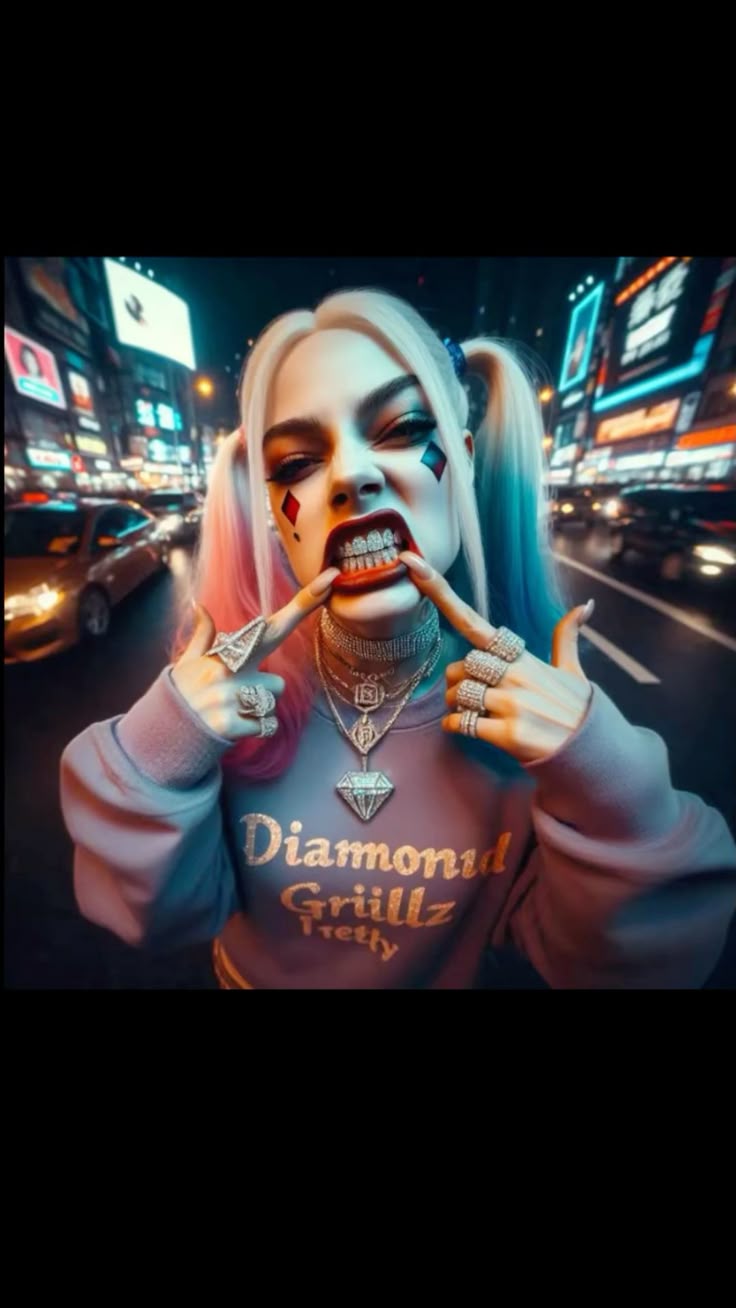 Harley Quinn Grillz π In 2024 Harley Quinn Joker And Harley Quinn Joker And Harley