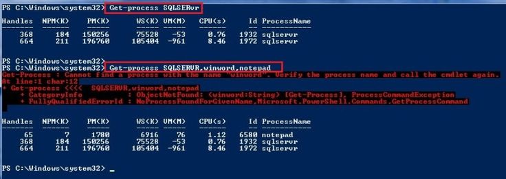 Handling Windows Processes Using Windows Powershell For Sql Server