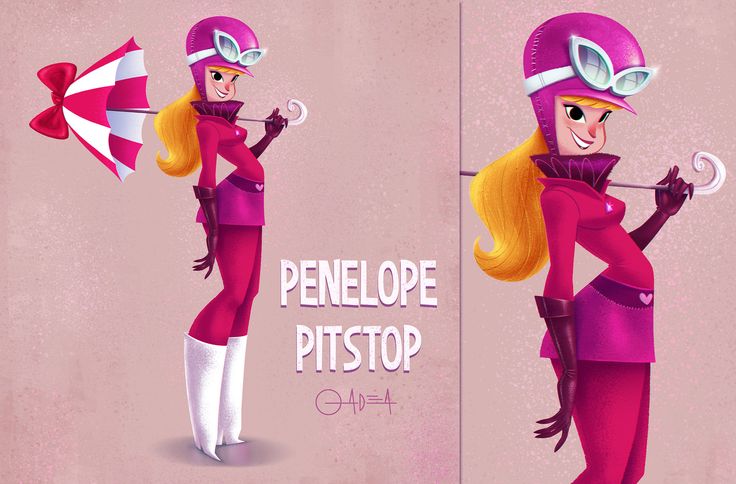 ArtStation - Penelope Pitstop fan art, Luis Gadea | Cartoon character ... ArtStation - Penelope Pitstop fan art, Luis Gadea | Cartoon character ...