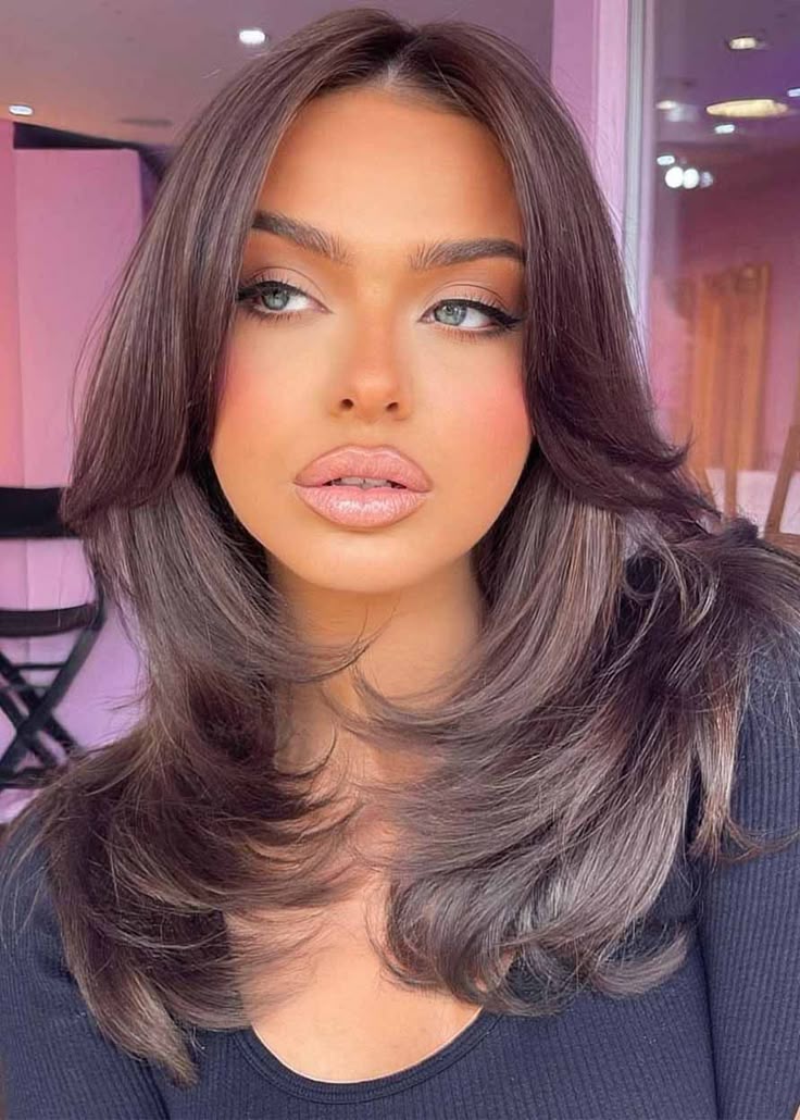 Synthetic Hair Capless 130 Women Natural Straight 20 Inches Brown Hair