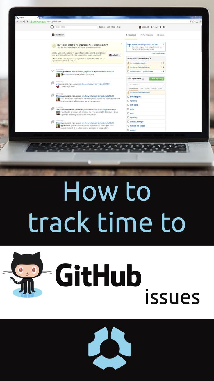 Push Button Github Time Tracking Easily Track Time Spent On Github