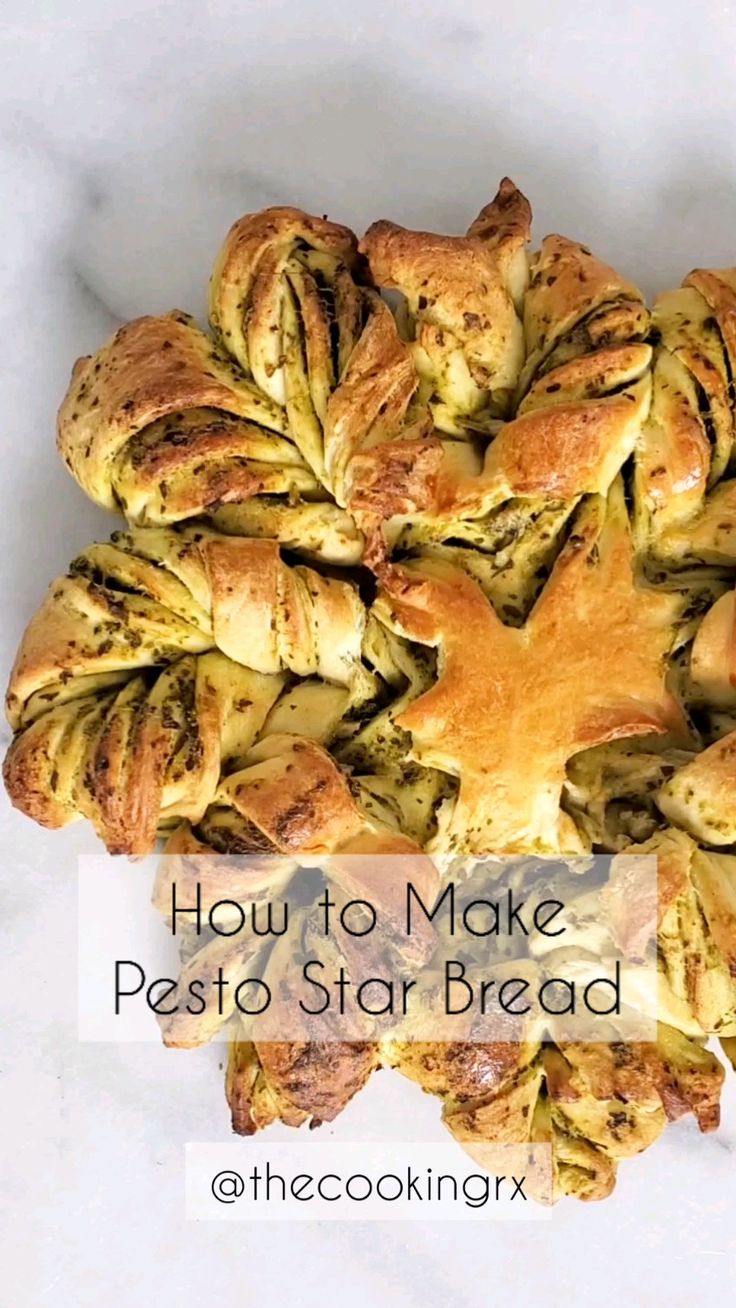 Pesto Star Bread An Immersive Guide By Kristianne The Cooking Rx My Sf Kitchen