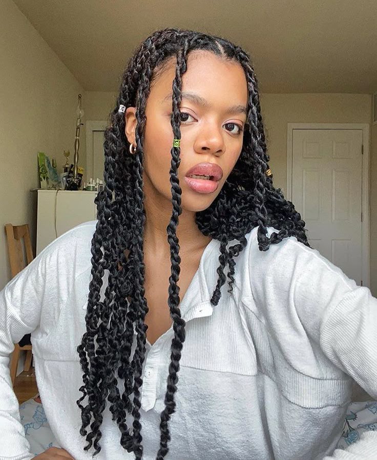 Braids Gang®️ On Instagram Samiahamps Rocking Them Twists😍😬😍 Twists Passiontwists