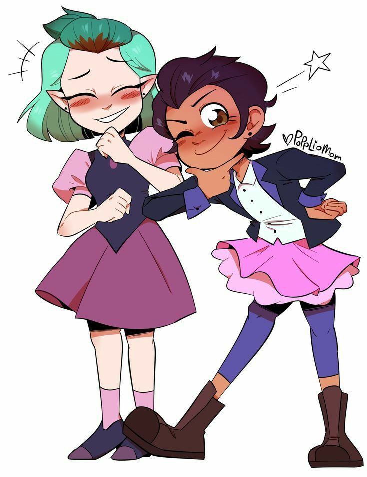 Luz And Amity Owl Cartoni Animati Immagini