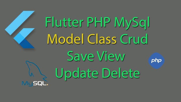 Flutter Php Mysql Model Class Crud