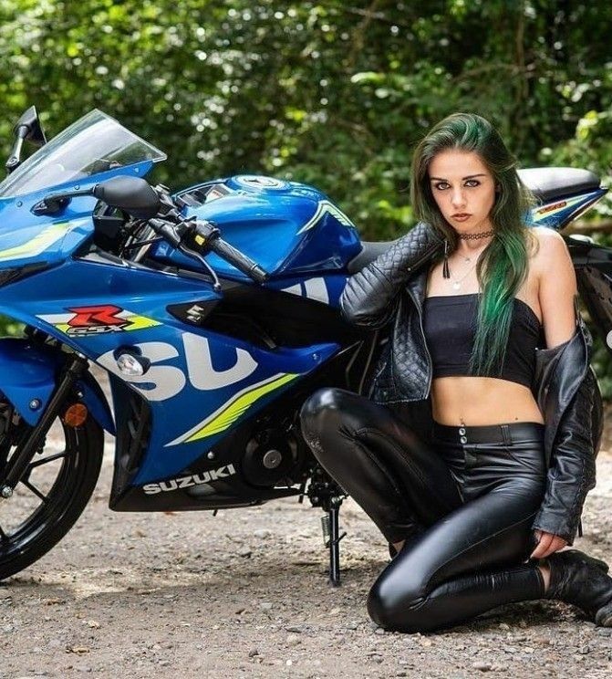 Pin By 🌹 ️lederlady ️🌹 On Motorrad Girls ️ Female Motorcycle Riders Motorcycle Babes