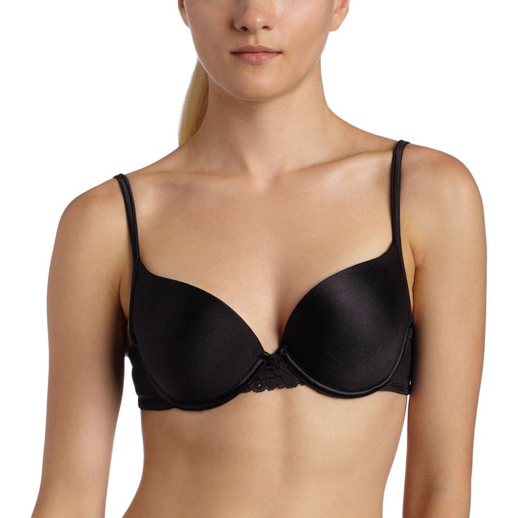 1676 Wonderbra Womens The Wonder Of Gel Seamless Satin Push Up Bra Midnight 38b Wonder