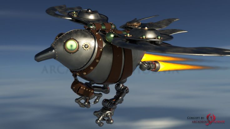 Steampunk Messenger Arcadeous Phoenix On Artstation At Artworkglg2l