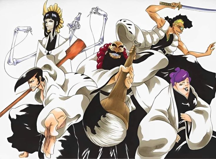 The Royal Guard Aka The Zero Division In Bleach イラスト ブリーチ キャラクター ブリーチ アニメ