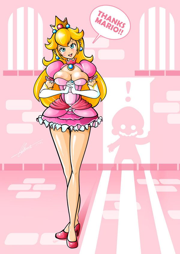 Mario Rescue Peach By Witchking00 On Deviantart Mario Mario And Princess Peach Peach